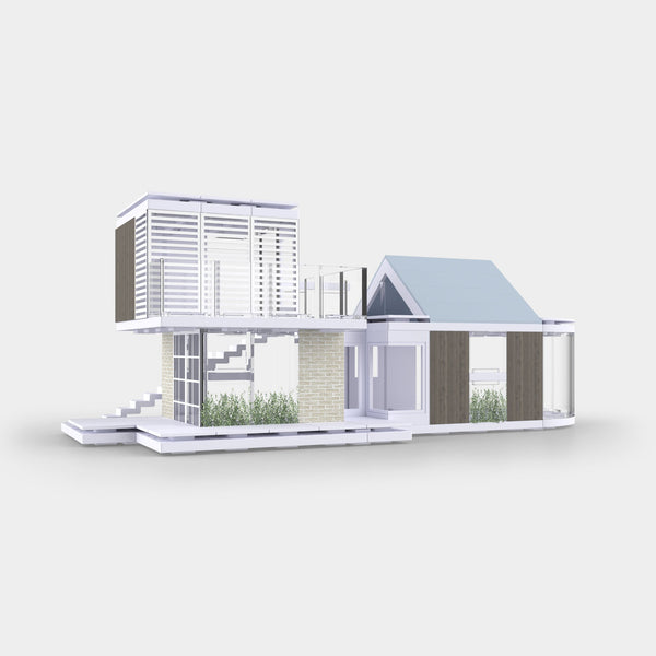 Bundle kit of 10 Arckit 100 sqm. Architectural Model Building Kits & B