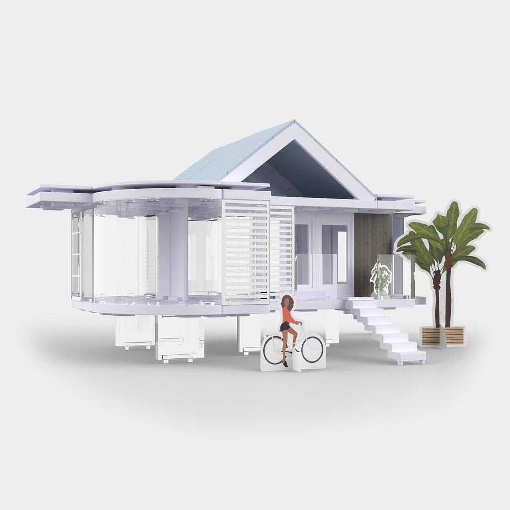 Bundle kit of 10 Arckit 100 sqm. Architectural Model Building Kits & B